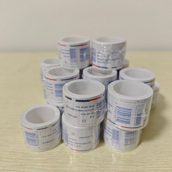 USPS | Other | 3 Roll Of Usps Postage Stamps Of 00 Each Issue 2023 ...